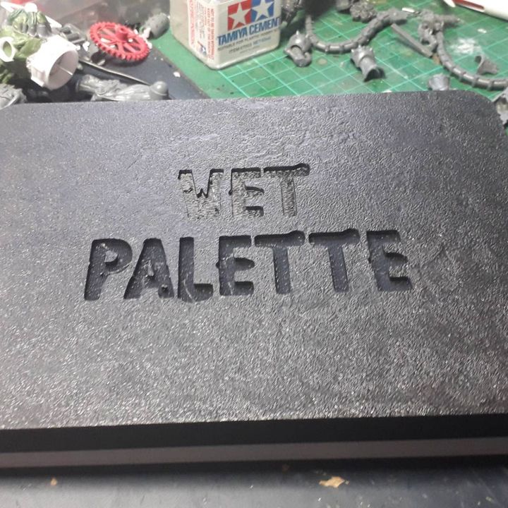 3D Printable Wet Palette by Alan King